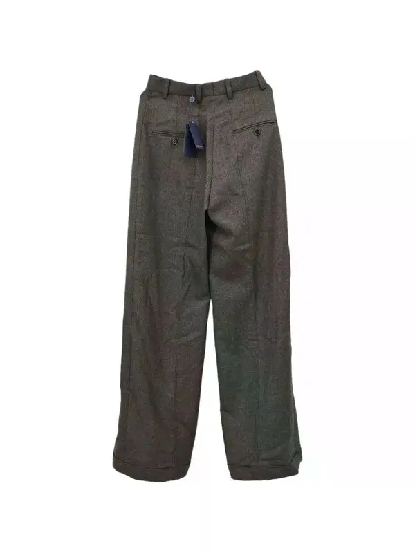 LOUIS VUITTON 2019 Straight-leg Tailored Trousers - Brown