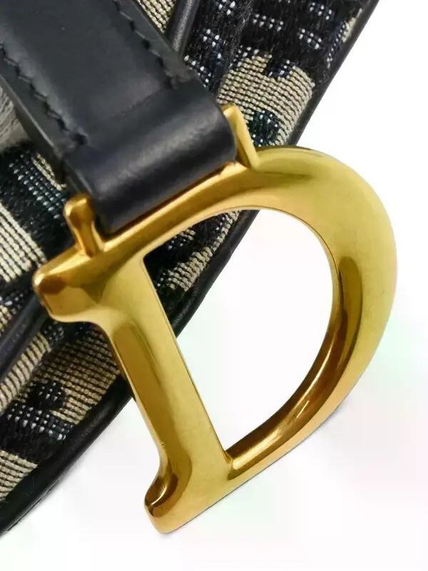 Dior Saddle Logo-charm Tote Bag - Neutrals