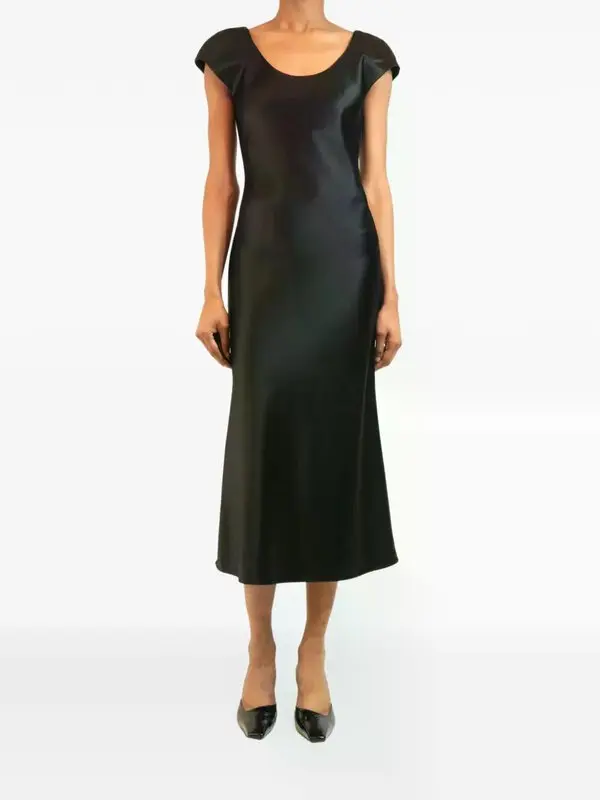 TOTEME Bias-cut Satin Midi Dress
