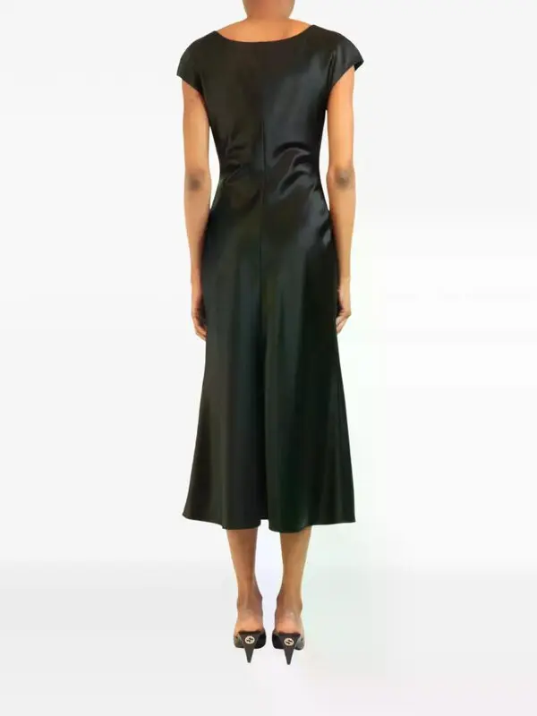 TOTEME Bias-cut Satin Midi Dress