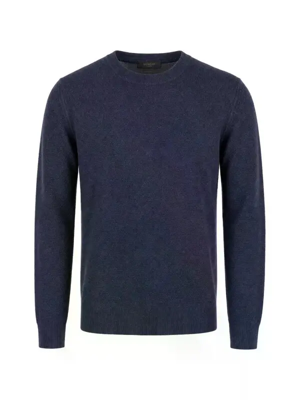 SLOWEAR Textured-knit Crew-neck Sweater