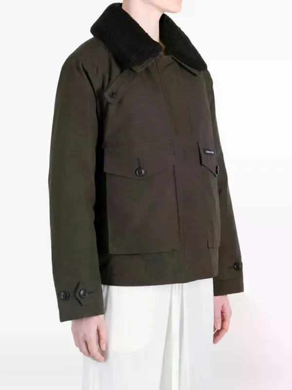 Canada Goose Scout Shearling-collar Pocket-detail Jacket - Brown