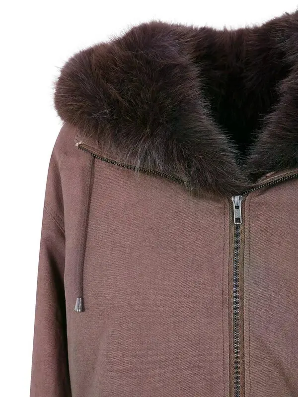 DRHOPE Soleil Faux-fur-trim Jacket