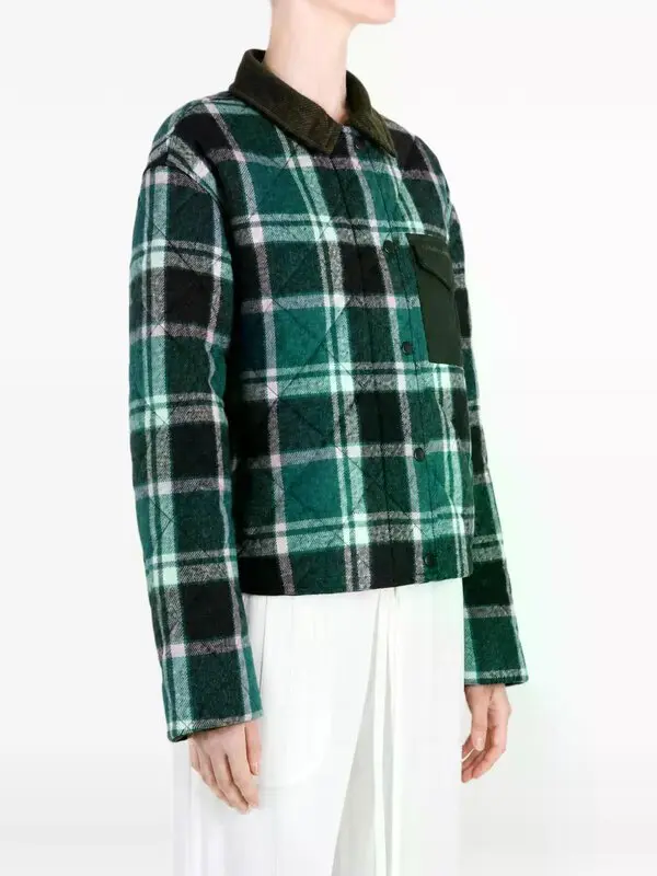 Canada Goose Terra Quilted Plaid-check Jacket