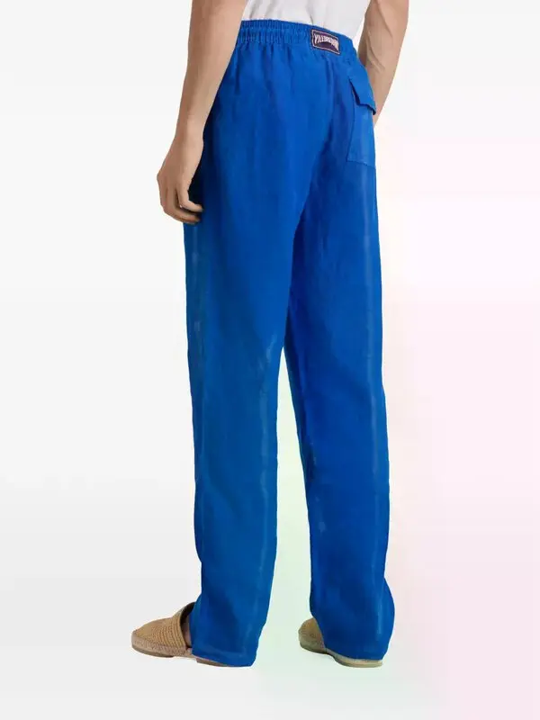 Vilebrequin Pacha Drawstring-waist Linen Trousers