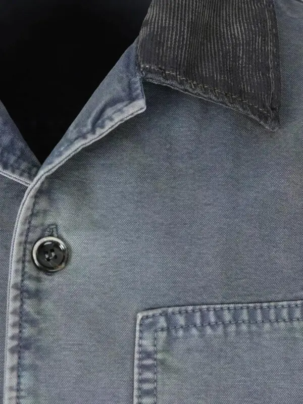 NINE:INTHE:MORNING Corduroy-collar Drawstring Jacket