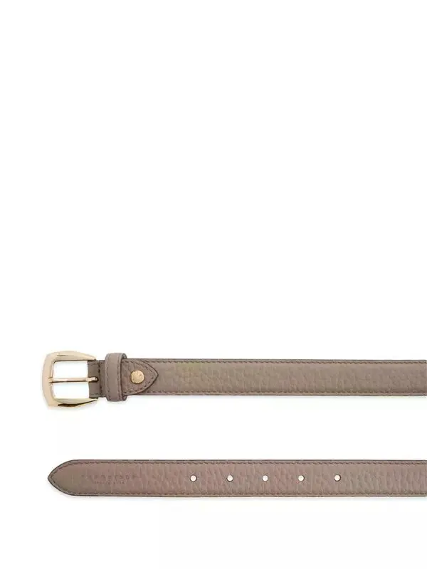 THE BRIDGE Grained-leather Belt