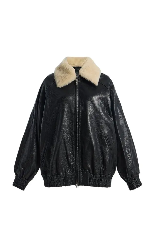 STAND STUDIO Tobie Leather Jacket - Black