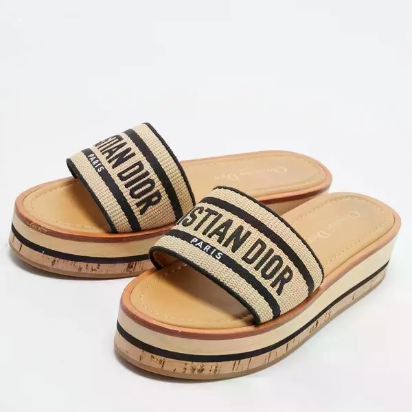 Dior Dway Embroidered Sandals