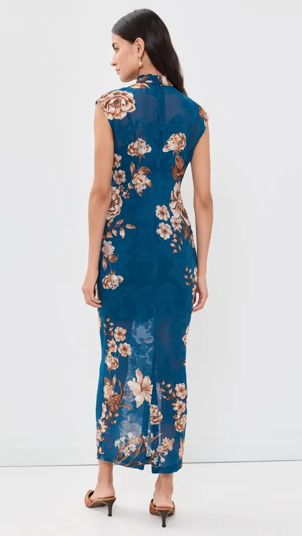 Hemant & Nandita Midi Dress With Slip