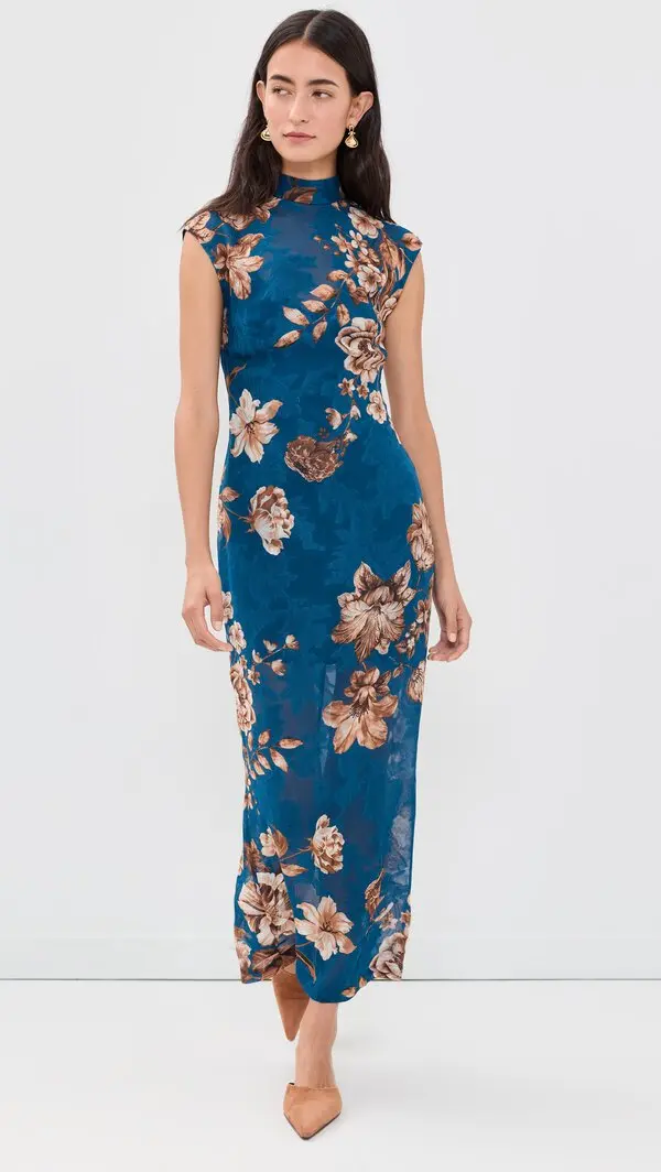 Hemant & Nandita Midi Dress With Slip