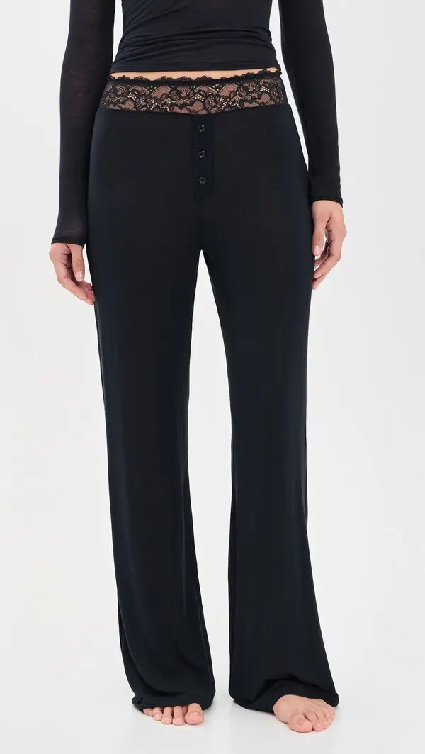 FLEUR DU MAL Cashmere Butter Pajama Pants