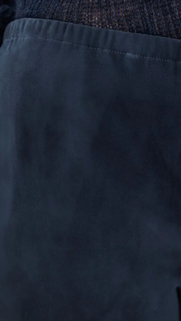 LA LIGNE Colby Goatskin Suede Pants