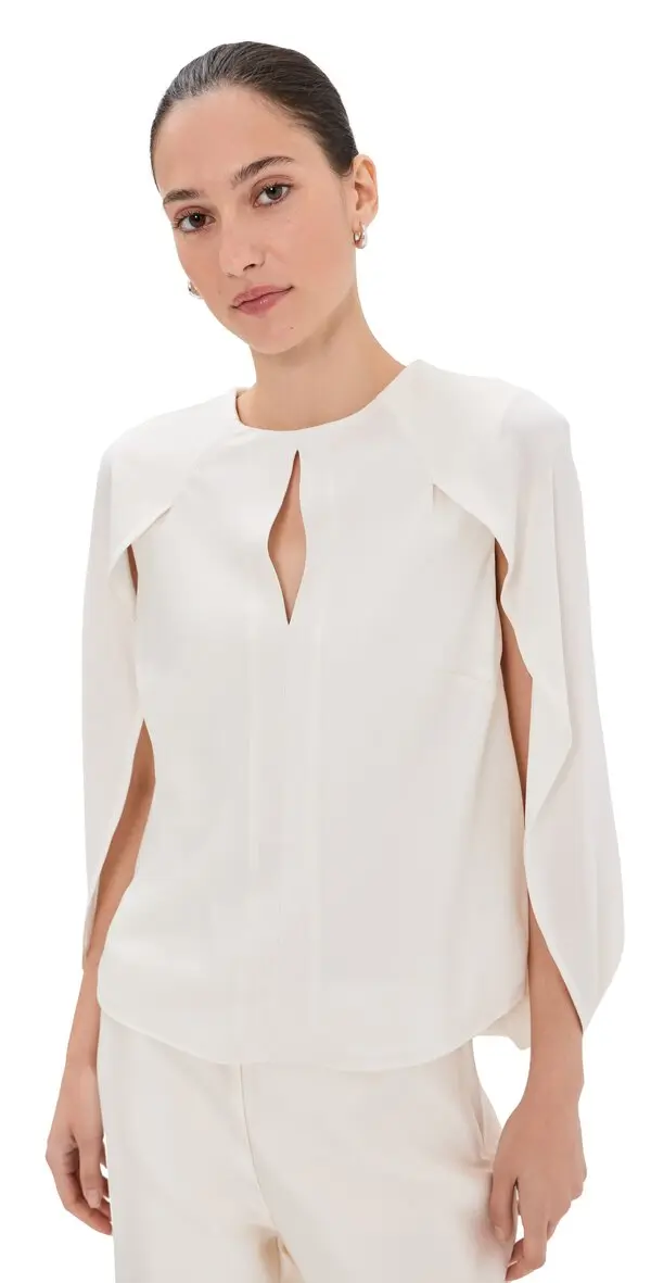 Simkhai Lauren Cape Top - Ivory