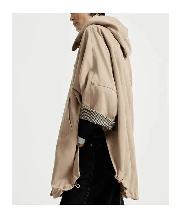 Brunello Cucinelli Monili Hooded Coat