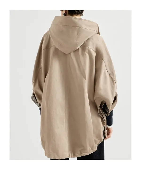 Brunello Cucinelli Monili Hooded Coat