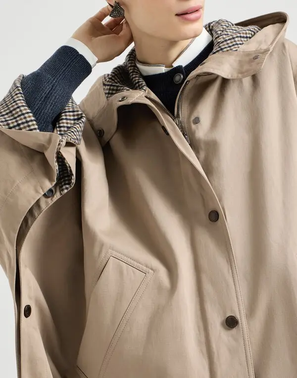 Brunello Cucinelli Monili Hooded Coat