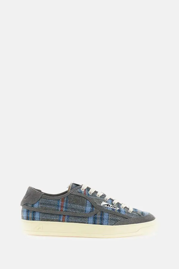 AUTRY Sneakers Windscape Low Plaid - Grigio