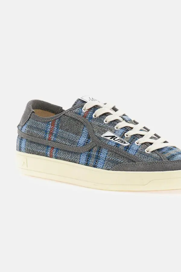 AUTRY Sneakers Windscape Low Plaid - Grigio