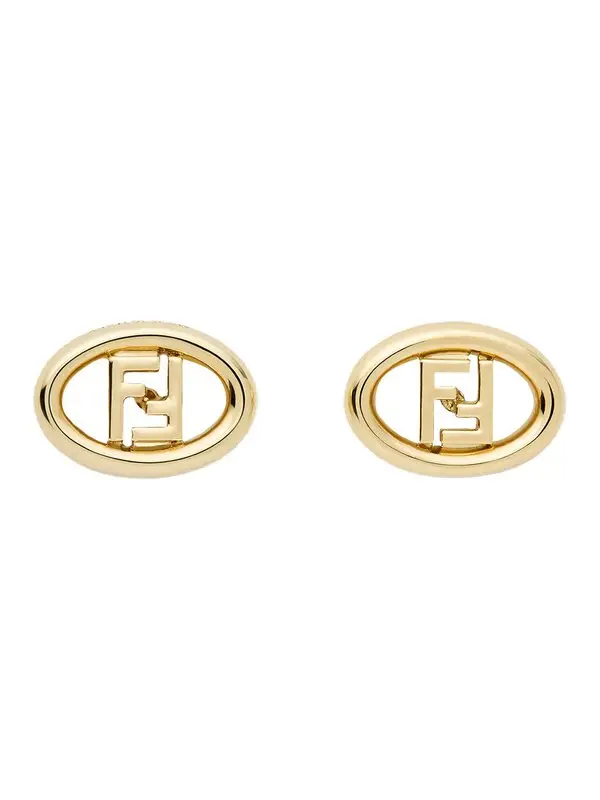 Fendi Orecchini Stud Orbit - Silver