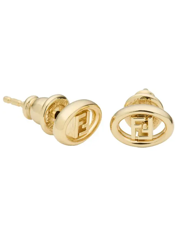 Fendi Orecchini Stud Orbit - Silver
