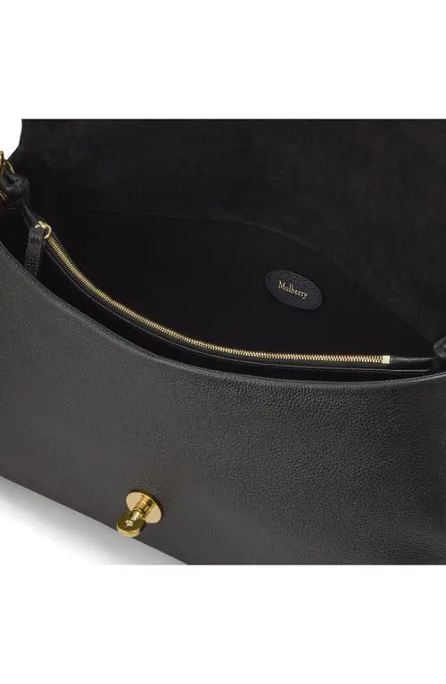 Mulberry Large Delilah Leather Flap Shoulder Bag