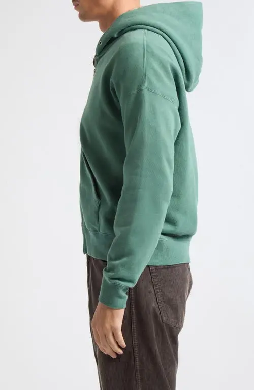Visvim Jumbo Full Zip Hoodie - Green