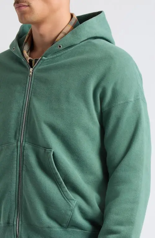 Visvim Jumbo Full Zip Hoodie - Green