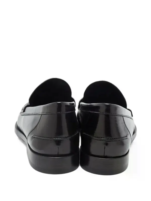 Fendi Stitched Apron Penny Loafers