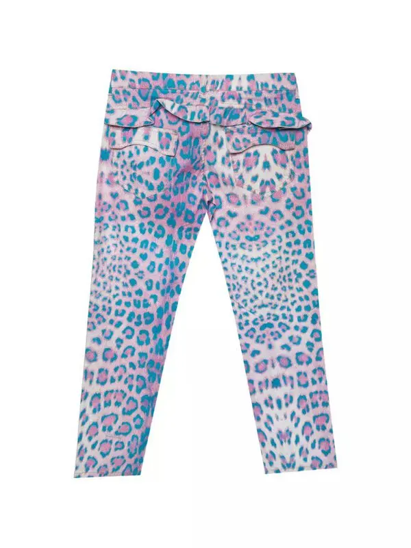 Roberto Cavalli Leopard-print Jeans