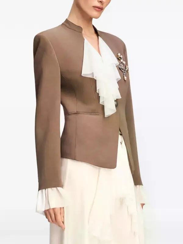 Cinq À Sept Maren Brooch-detail Blazer