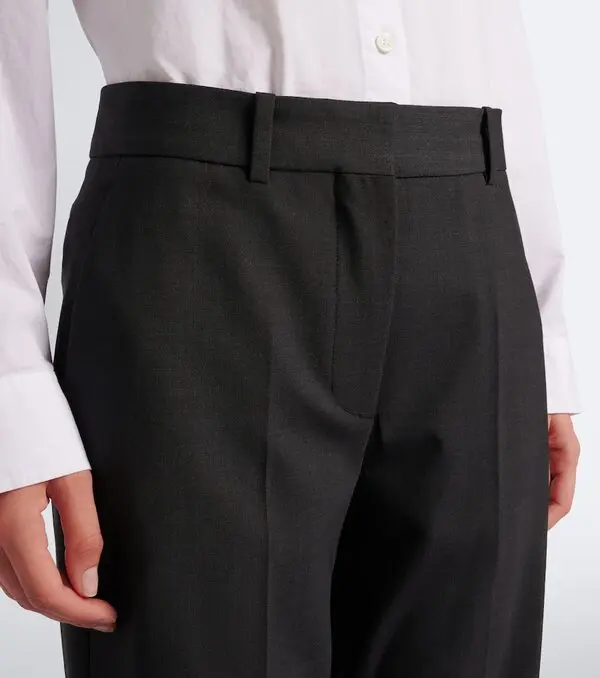 JOSEPH Marissey Wool-blend Straight Pants