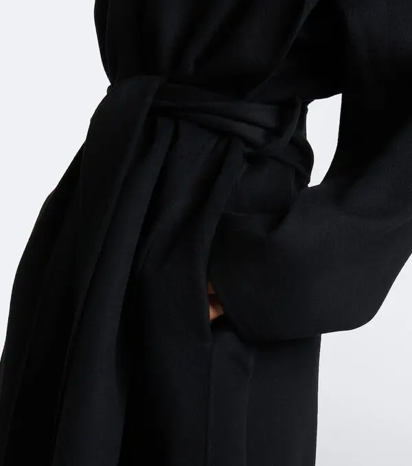 TOTEME Hooded Wool Wrap Coat