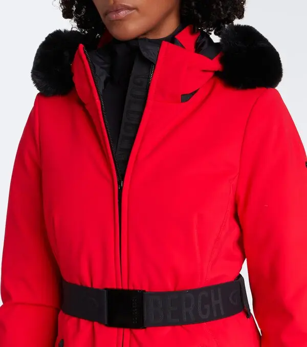 Goldbergh Hida Belted Ski Jacket - Red