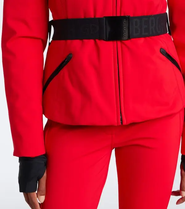 Goldbergh Hida Belted Ski Jacket - Red