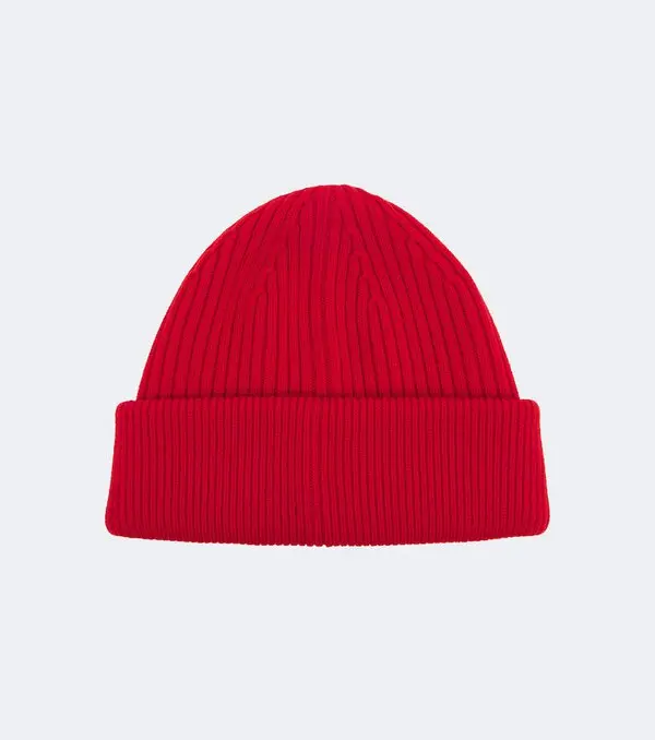 Loewe Embroide Ribbed-knit Wool Beanie