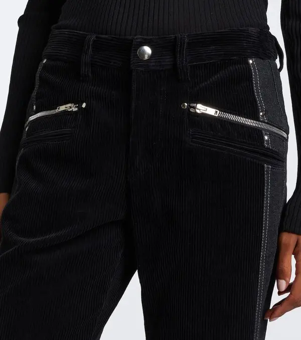 Isabel Marant Étoile Revene Cotton And Linen Straight Pants