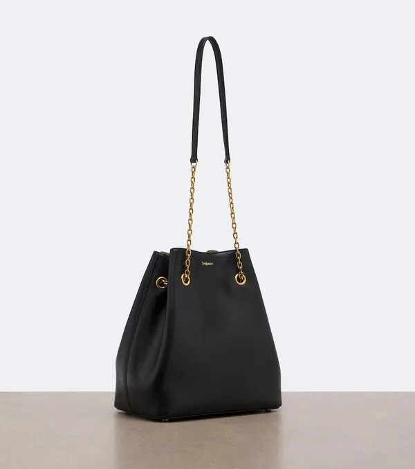 Saint Laurent Le Sailor Small Leather Bucket Bag