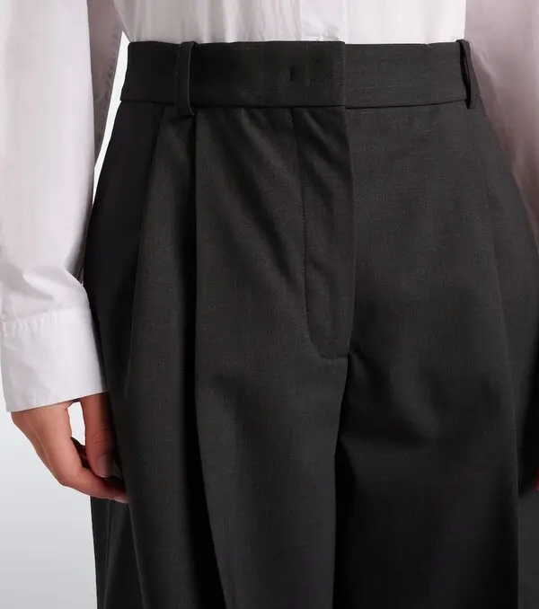 JOSEPH Gabbie Wool-blend Bermuda Shorts