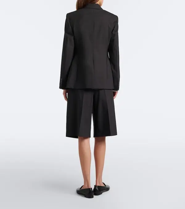 JOSEPH Gabbie Wool-blend Bermuda Shorts