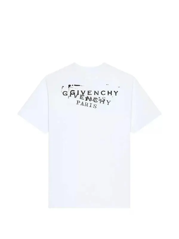Givenchy T-shirt In Cotton With Stamp Print