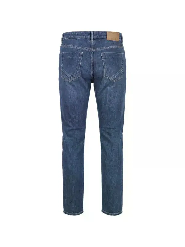 SLOWEAR Faded-effect Slim-fit Jeans