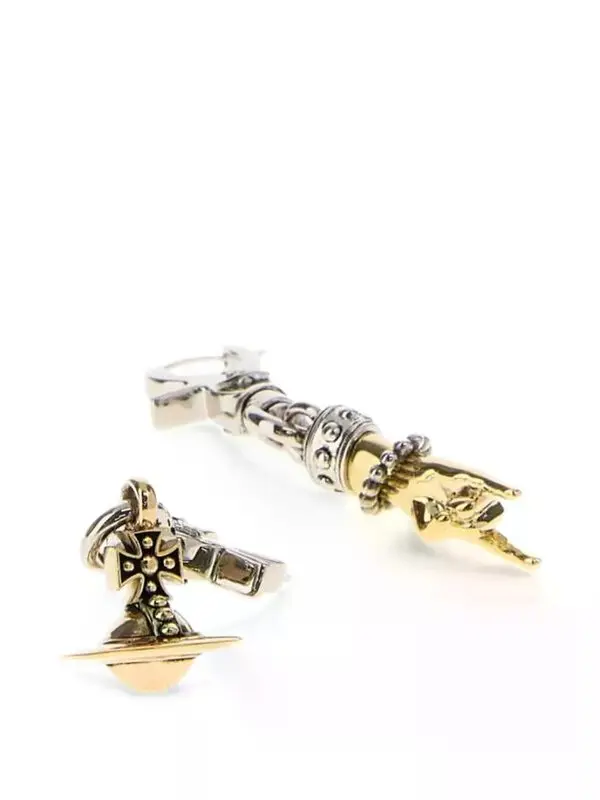 VIVIENNE WESTWOOD Anatoly Orb And Hand-motif Earrings