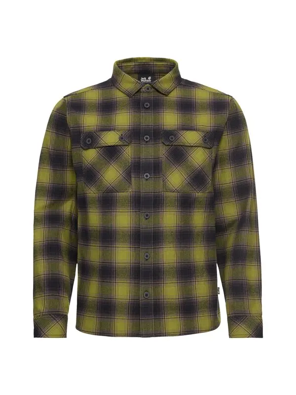 JACK WOLFSKIN Baja Flannel Shirt - Blue