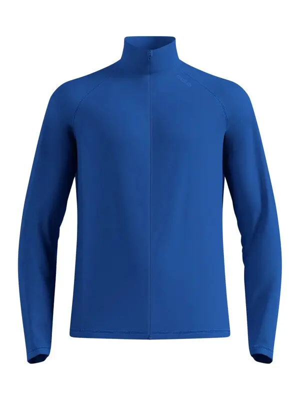 ODLO Essential Warm Full Zip Fleece - Blue