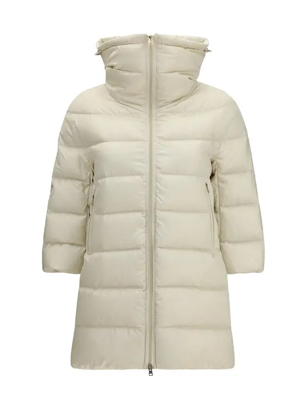 Herno Long Cleofe Padded Puffer Jacket - Multicolor