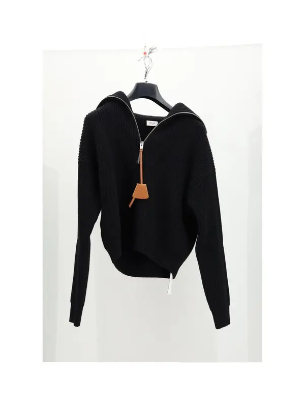 Celine Trucker Sweater - Black