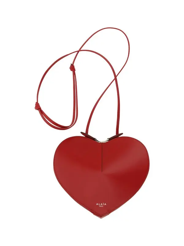 Alaïa Coeur Shoulder Bag - Red