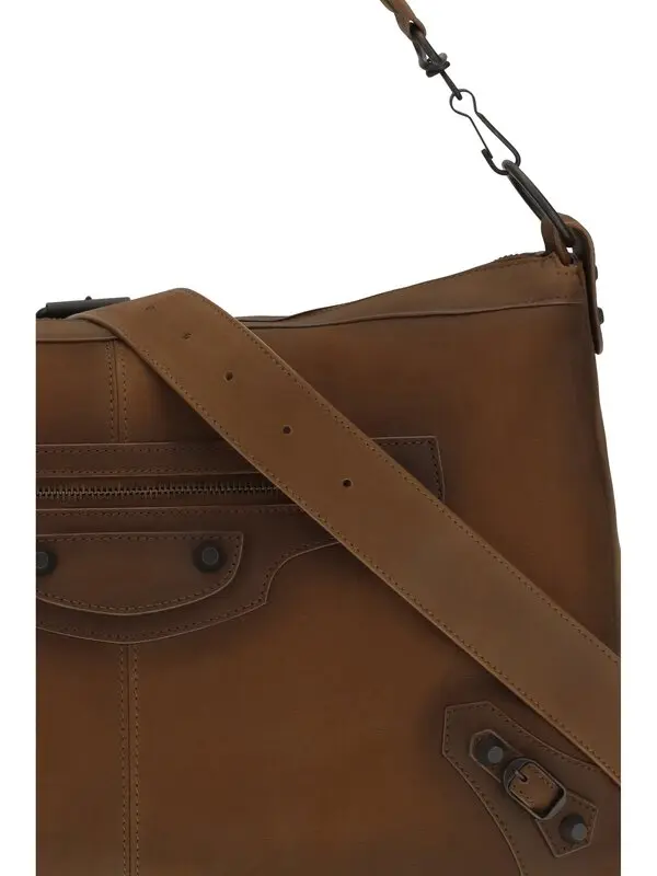 Balenciaga Medium Le City Moto Shoulder Bag