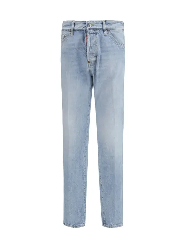 Dsquared2 Belt-loop Ripped Jeans - Blue